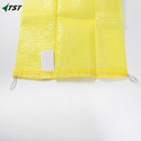 China Light Yellow Virgin Polypropylene Tubular Mesh Bag For Vegetables for sale