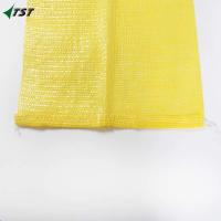 China 50kg  Yellow  Polypropylene  Tubular Mesh Bag Sack For Potato Packing for sale