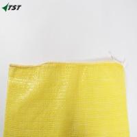China 50kg  Yellow  Polypropylene  Tubular Mesh Bag Sack For Potato Packing for sale