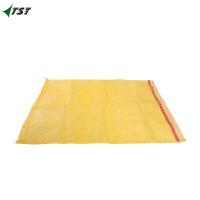 China 25kg 30kgs 50kgs Colombia Yellow Color Pp Leno Mesh Bag For Vegetable Fruit Packing for sale