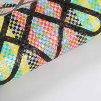 China Customized Colorful PP Woven Bag For Shopping With Strips Gunia for sale