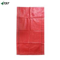 China Red Color New Virgin Material PP Woven Sack For Potato Chile Peru for sale