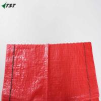 China Red Color New Virgin Material PP Woven Sack For Potato Chile Peru for sale
