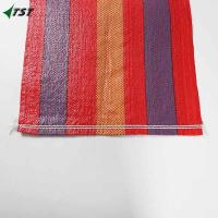 China Multicolor Clown Sack PP Woven Bag With Strips For Industry And Agriculture for sale