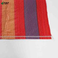 China Multicolor Clown Sack PP Woven Bag With Strips For Industry And Agriculture for sale