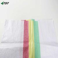 China 100kg White Printed Woven Polypropylene Sacks For Industry And Agriculture With Logo for sale