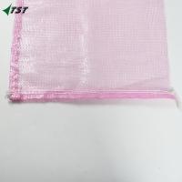 China Pink L Sewing Vegetable Mesh Bags 43*78cm For Agriculture Onion Vegetable Packing for sale