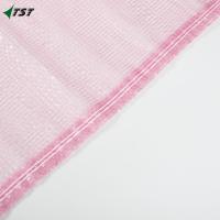 China Pink L Sewing Vegetable Mesh Bags 43*78cm For Agriculture Onion Vegetable Packing for sale
