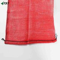 China Customzied Sizes And Colors Plastic Pp Leno Mesh Bag For Onion Potato Firewood Packing for sale