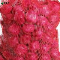 China Customzied Sizes And Colors Plastic Pp Leno Mesh Bag For Onion Potato Firewood Packing for sale