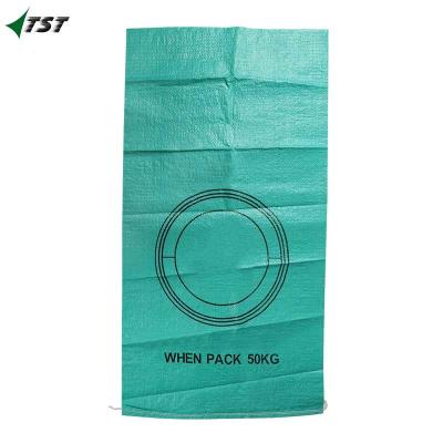 China Green Red White 25kg 50kg PP Woven Bag For Industry Packaging for sale