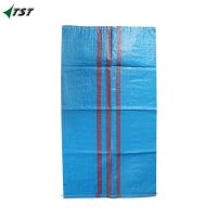 China Blue Color 25kg-50kg Pp Woven Sacks Bag For Cereal Fertilizer Corn Coal for sale