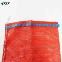 China 55*90cm Red Pp Leno Mesh Bags Manufacturer For Onion Patato Storage Custom Logo for sale