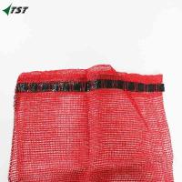 China 48*78cm 25kg Senegal Red Pp Potato Leno Bag / Onion Sacks Bulk for sale