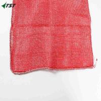 China 48*78cm 25kg Senegal Red Pp Potato Leno Bag / Onion Sacks Bulk for sale
