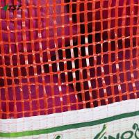 China 5kg 10kg Orange Color Pp Leno Mesh Bag For Onion Patato Packing Customized Logo for sale