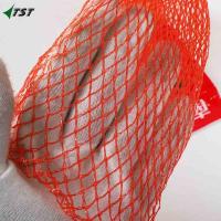 China Red Color 1kg 2kg PE Soft Tubular Netting For Orange Fruit Packaging for sale