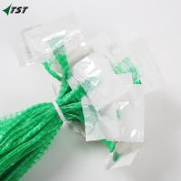 China Green Color 1kg PP Soft Tubular Packaging Net For Fruit With Logo for sale