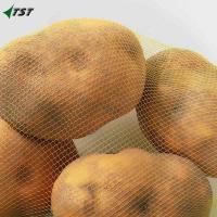 China 2kg Yellow PP Tubular Soft Net For Potato With Printed Logo for sale