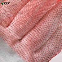 China 40x40 White Red Color 1kg Small Net Bag For Onion Packaging for sale