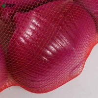 China 40x40 White Red Color 1kg Small Net Bag For Onion Packaging for sale