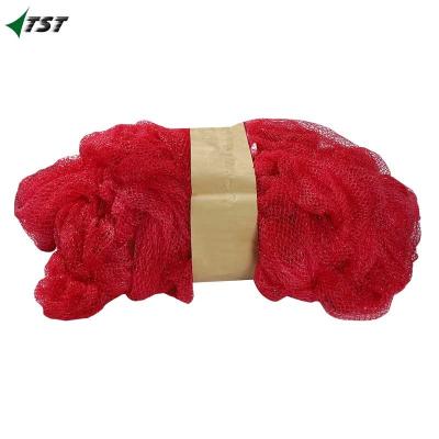 China 5kg Red Color Woven Tubular Net For Fruit Vegetable Dry Fruit Packing for sale