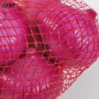 China 5kg Red Color Woven Tubular Net For Fruit Vegetable Dry Fruit Packing for sale