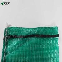 China Durable Green Color Pp Leno Mesh Bag For Chilli Tomato Packing for sale