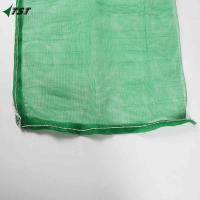 China 100% Virgin PE Green Color Leno Bags For Vegetable Fruit Firewood Packing for sale
