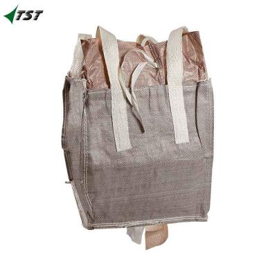 China Customization Size FIBC Jumbo Bag Top Skirt Open Discharge Spout for sale