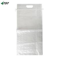 China 5kg-20kg Colored Bopp Woven Sacks Laminated PP Rice Packaging Bag With D Cut Handle for sale