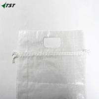 China 5kg-20kg Colored Bopp Woven Sacks Laminated PP Rice Packaging Bag With D Cut Handle for sale