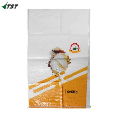 China Heat Seam Sealing Tape Stitching BOPP Woven Bag Transparent Gusseted Type for sale