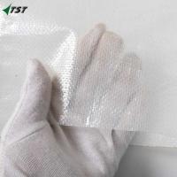 China Heat Seam Sealing Tape Stitching BOPP Woven Bag Transparent Gusseted Type for sale