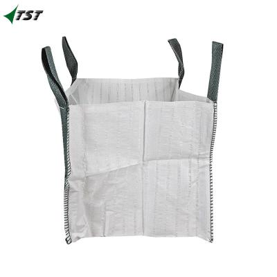 China Branding Logo Printing Vented Jumbo Bags Fibc Firewood Packaging Bag 1000L 1500L for sale