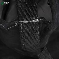 China Full Body Black Mesh FIBC Jumbo Bag For Firewood Packaging 2 Years Warranty Fibc Sack for sale