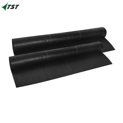 China 4'X300′ Heavy Duty Black Pp Weed Control Fabric Ground Cover Rolls For Vegetable Plant for sale