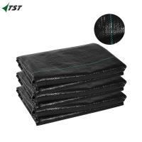 China UV Treated Pp Black Weed Mat Ground Cover For Gardening And Landscaping Use for sale