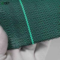 China 3.2oz Heavy Duty Green Color Pp Woven Weed Mat Ground Cover For Agriculture Gardening for sale