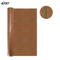 China 100gsm Brown Color Anti UV PP Woven Weed Control Mat Landscape Fabric For Agriculture for sale