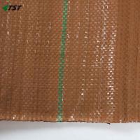 China 100gsm Brown Color Anti UV PP Woven Weed Control Mat Landscape Fabric For Agriculture for sale