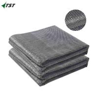 China 2x200m 100gsm Black PP Woven Heavy Duty Ground Cover Matting For Garden Agriculture for sale