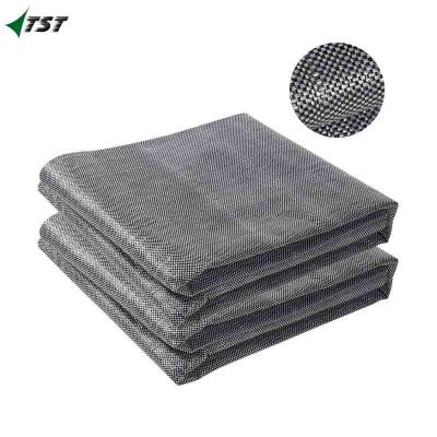 China 2x200m 100gsm Black PP Woven Heavy Duty Ground Cover Matting For Garden Agriculture for sale