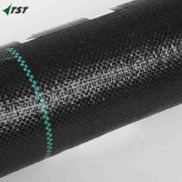 China 1.5*100m Uv Protection Black Pp Ground Cloth Weed Barrier For Gardening And Landscaping for sale