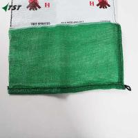 China 21x25 Inch  UV Treated Green Pp Leno Mesh Bag For Firewood Mesh Onion Sacks Custom Logo for sale