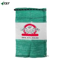 China Custom Logo And Sizes Pp Leno Mesh Bag For Seafood Packing for sale