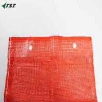 China Onion Potato Automatic Packing Wicketed Pp Leno Mesh Bags 55*87cm 25KG for sale