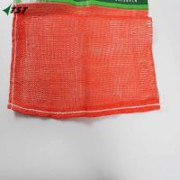 China Onion Potato Automatic Packing Wicketed Pp Leno Mesh Bags 55*87cm 25KG for sale