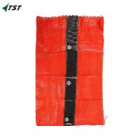 China 20kgs Poly Tubular Mesh Bag With Customized Label  Onion Bags Bulk for sale
