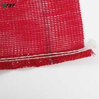 China PP Plastic Leno Mesh Bag For Onion  Garlic  Potato Seafood Firewood Packing With Cord for sale